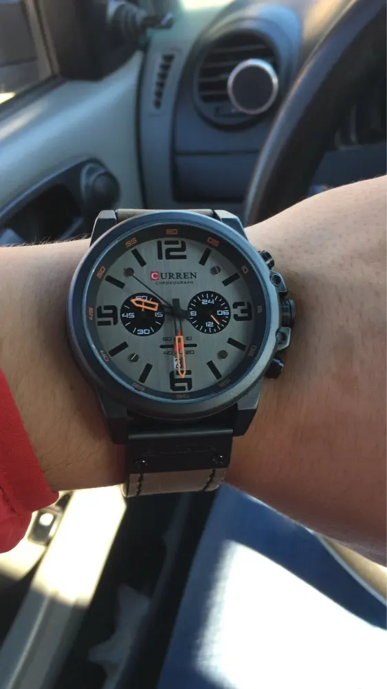 Wrist Watch For Men In Leather Design - Life Changing Products