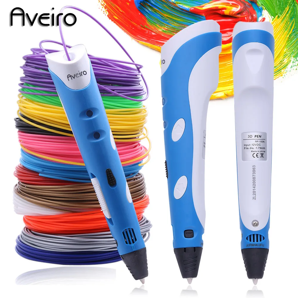 3D Printing Pen Model 3 D Drawing Printer Pens With 200 Meter 20 Color 