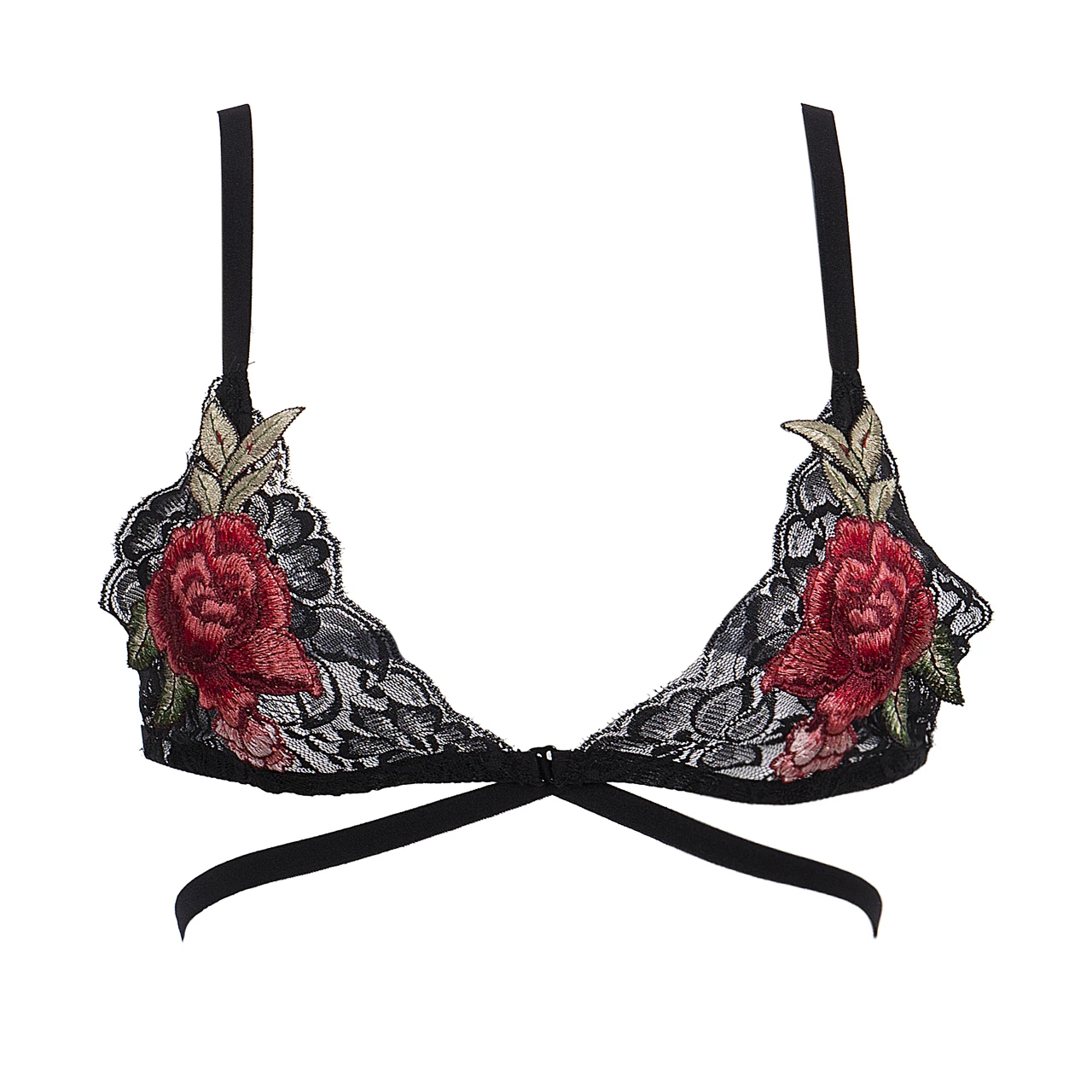 New Women's Embroidery Bralette Japanese Harajuku Top Cropped Feminino ...