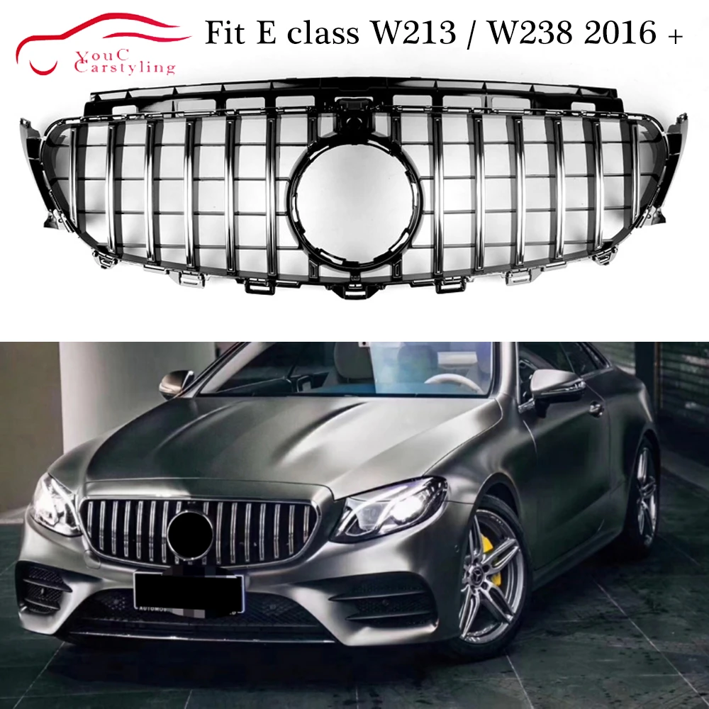메르세데스 E 클래스용 프론트 범퍼 그릴 메쉬, W213 GT 그릴, W238, E180, E200, E250, E300, E350, E400, 2016 2020, 살롱 ...