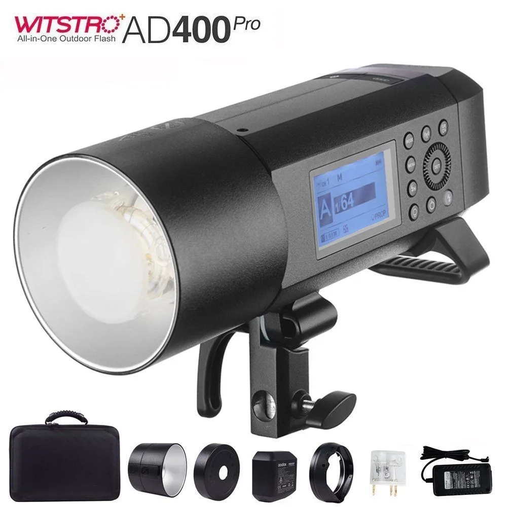 Godox AD400Pro AD400 Pro WITSTRO All in One Outdoor Flash AD600Pro Li ...