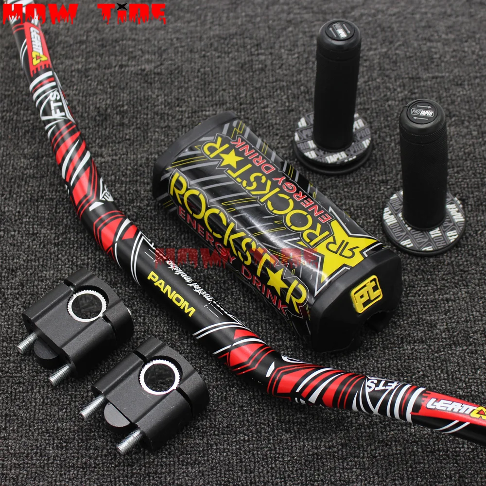 ORIGINAL 1 1/8 MOTORCYCLE Printing Texture Handlebar 28MM ASTRONT FAT ...