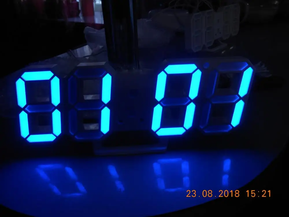 3D Digital Wall Clock LED Light - Life Changing Products