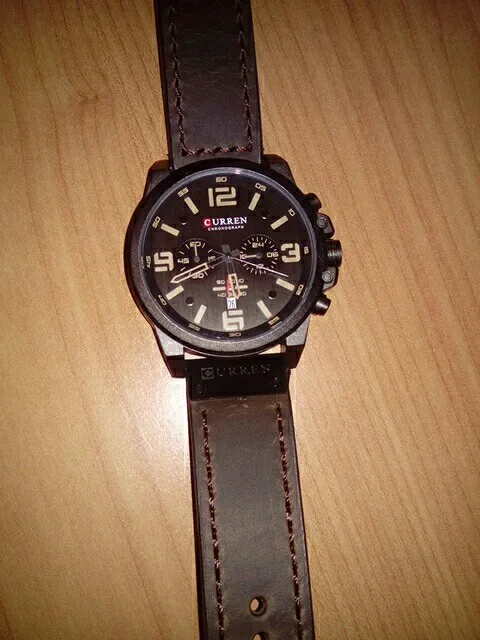 Wrist Watch For Men In Leather Design - Life Changing Products