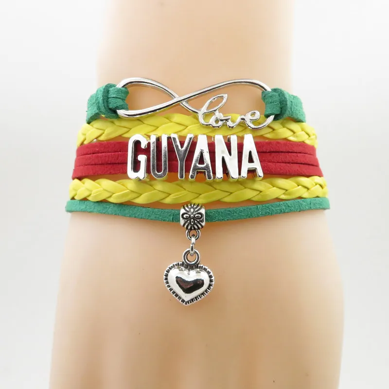 Love-Guyana-Bracelet-Charm-Handmade-Guyana-Women-And-Men-Bracelets ...