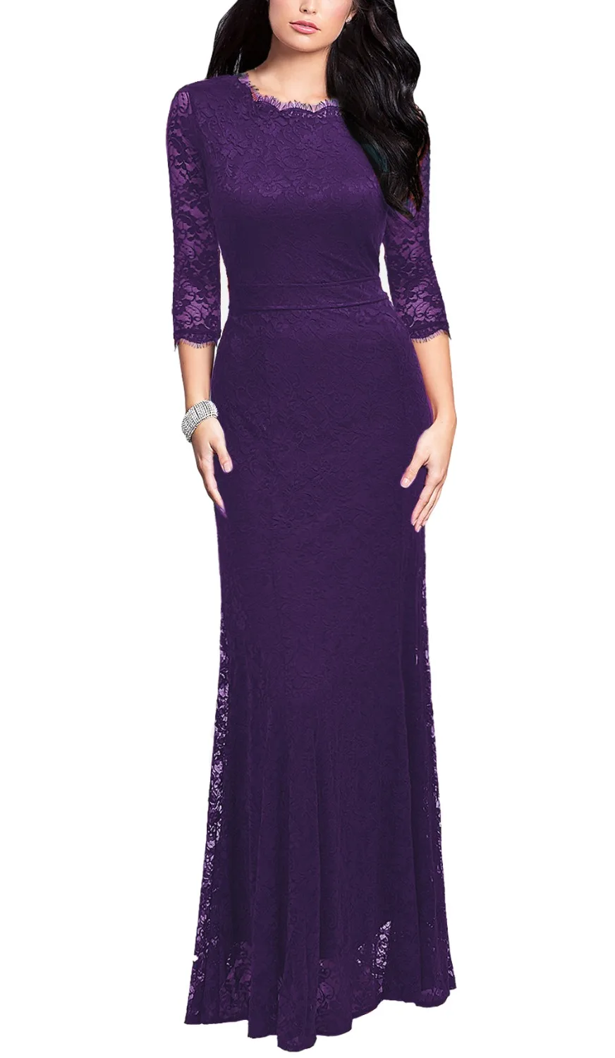 REPHYLLIS-Women-Vintage-Retro-Half-Sleeve-Lace-Elegant-Formal-Evening ...