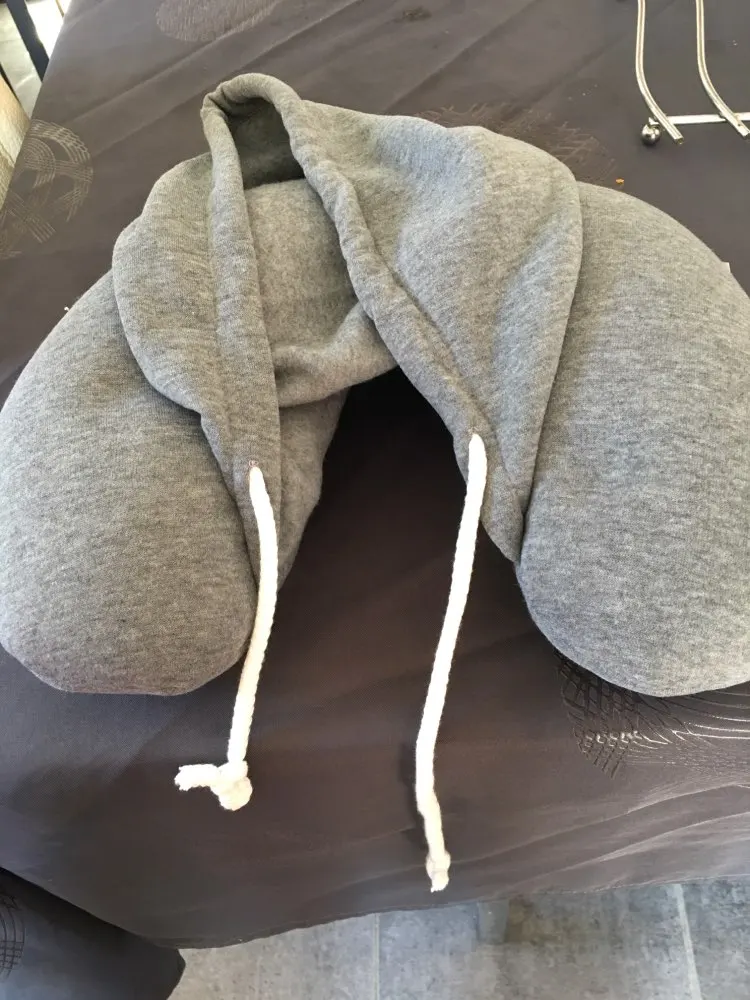 Memory Foam Hooded Pillow | Hoodie Travel Neck Pillow – Encompass RL