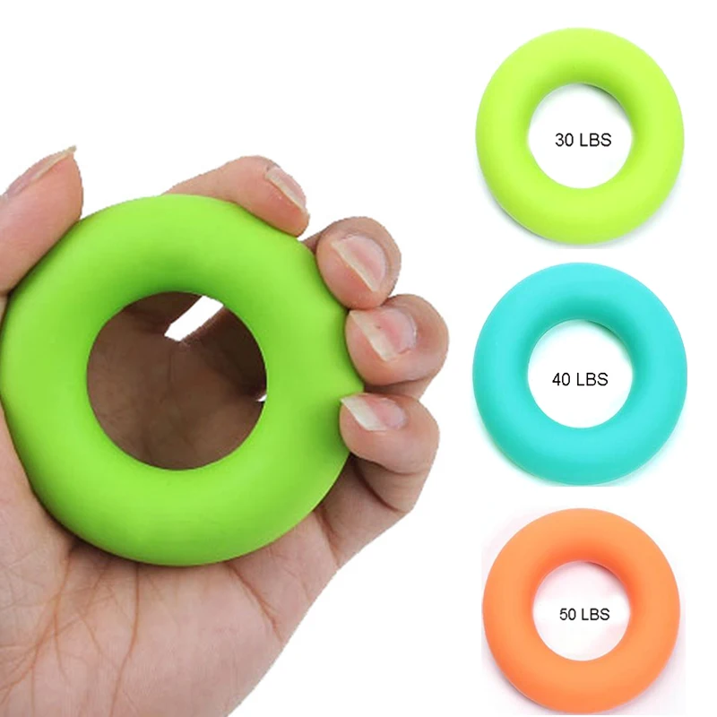 Silica Gel Portable Hand Grip Gripping Ring Carpal Expander Finger ...