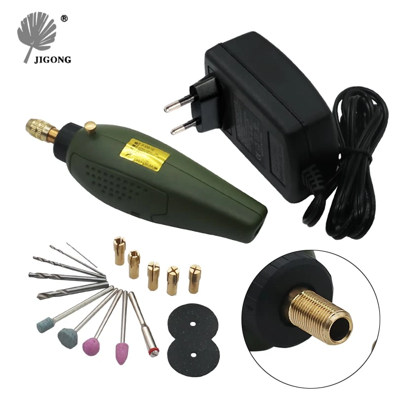 Electric grinder Mini Drill dremel Grinding Set 12V DC dremel ...