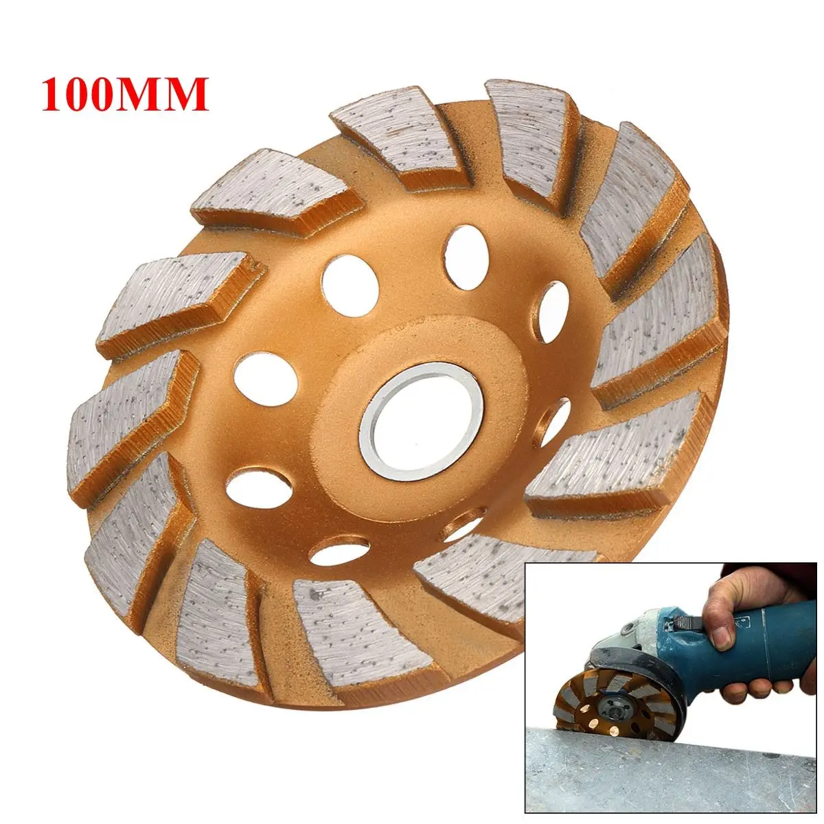 Aliexpress.com : Buy 100mm 4" inch Diamond Sintered Segment Grinding ...