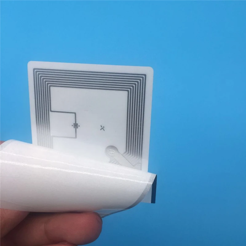 13.56MHz ISO15693 IC stickers RF passive tags for books management ...