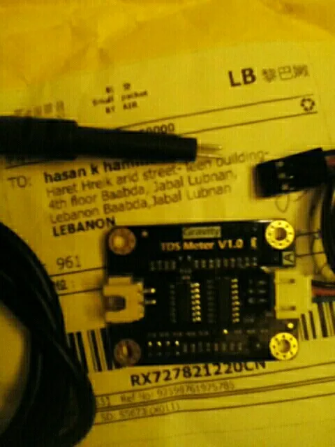 DFRobot Gravity Analog TDS Total Dissolved Solids Sensor Meter 3.3~5.5V ...