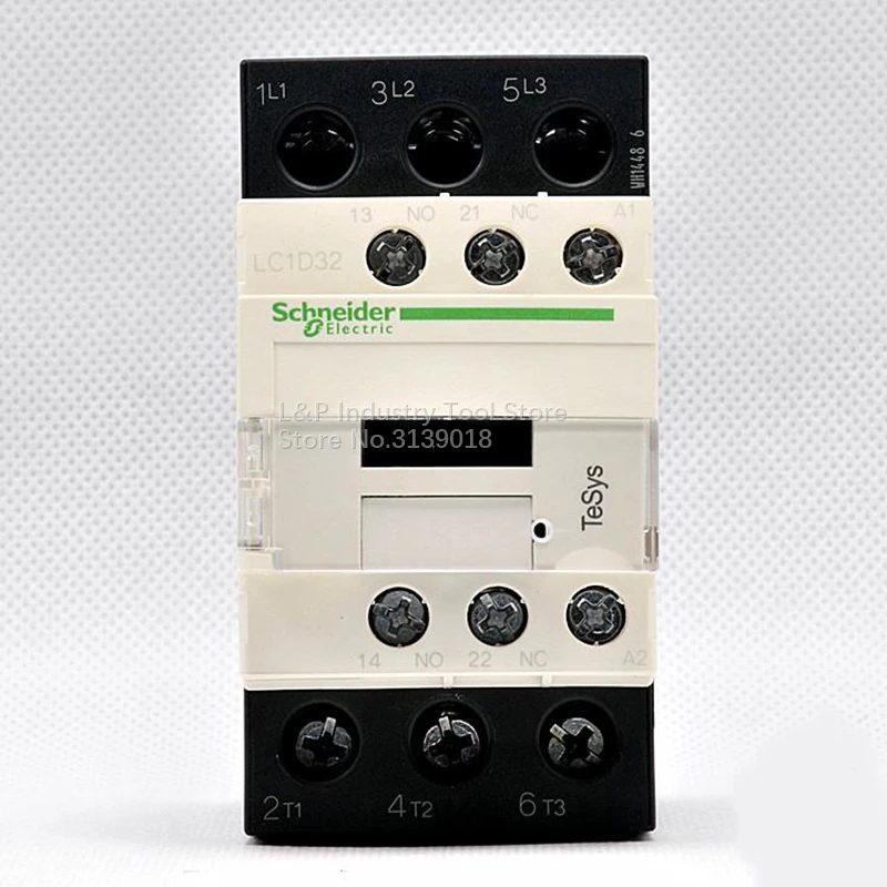 New Original Schneider LC1D32M7C Coil 220VAC Contactor 32A LC1-D32M7C Load 15KW/AC380V Standard ...