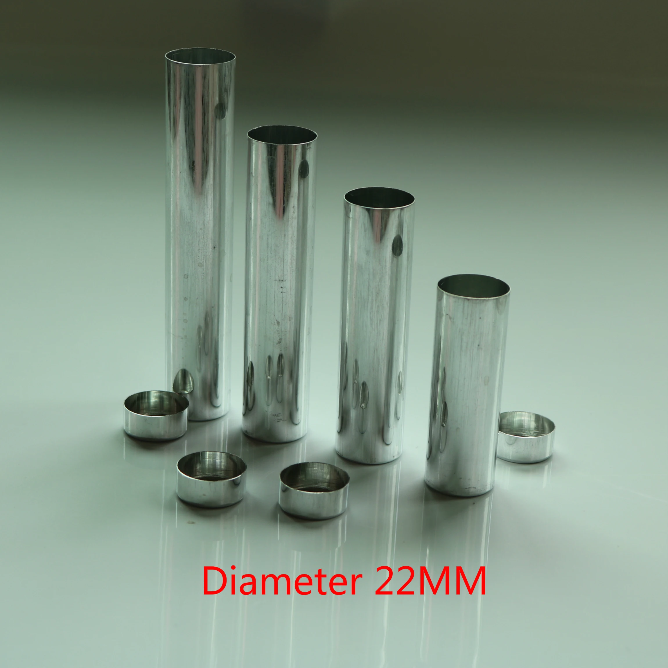 100pcs Diameter 22mm Dental Empty Aluminum Tube Aluminum Cartridges Can ...