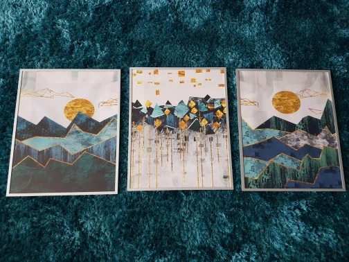 Abstract Geometric Sunrise – Arte Attic