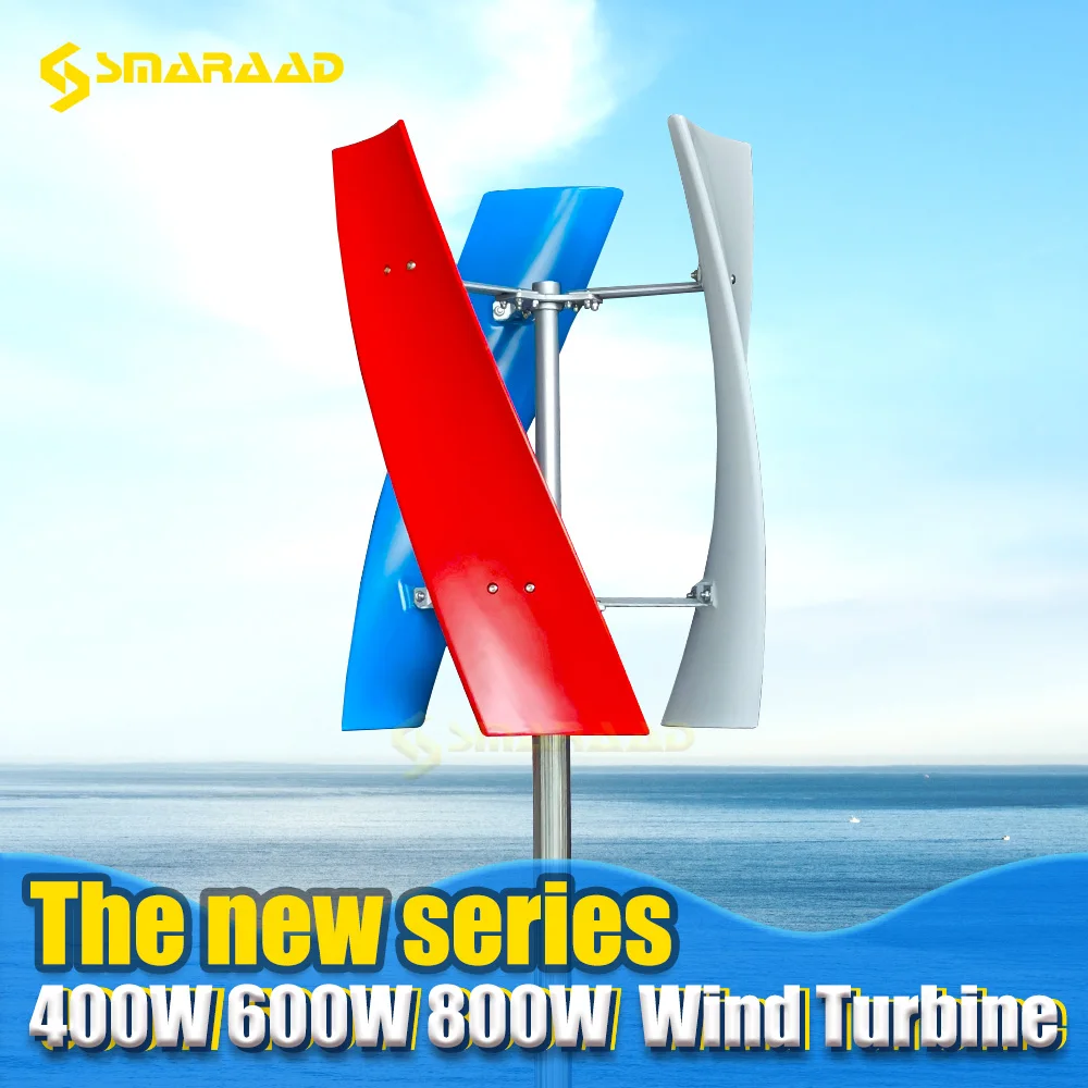 Wind Turbine Generator 400w 600w 800w Small Free Energy Wind Power ...