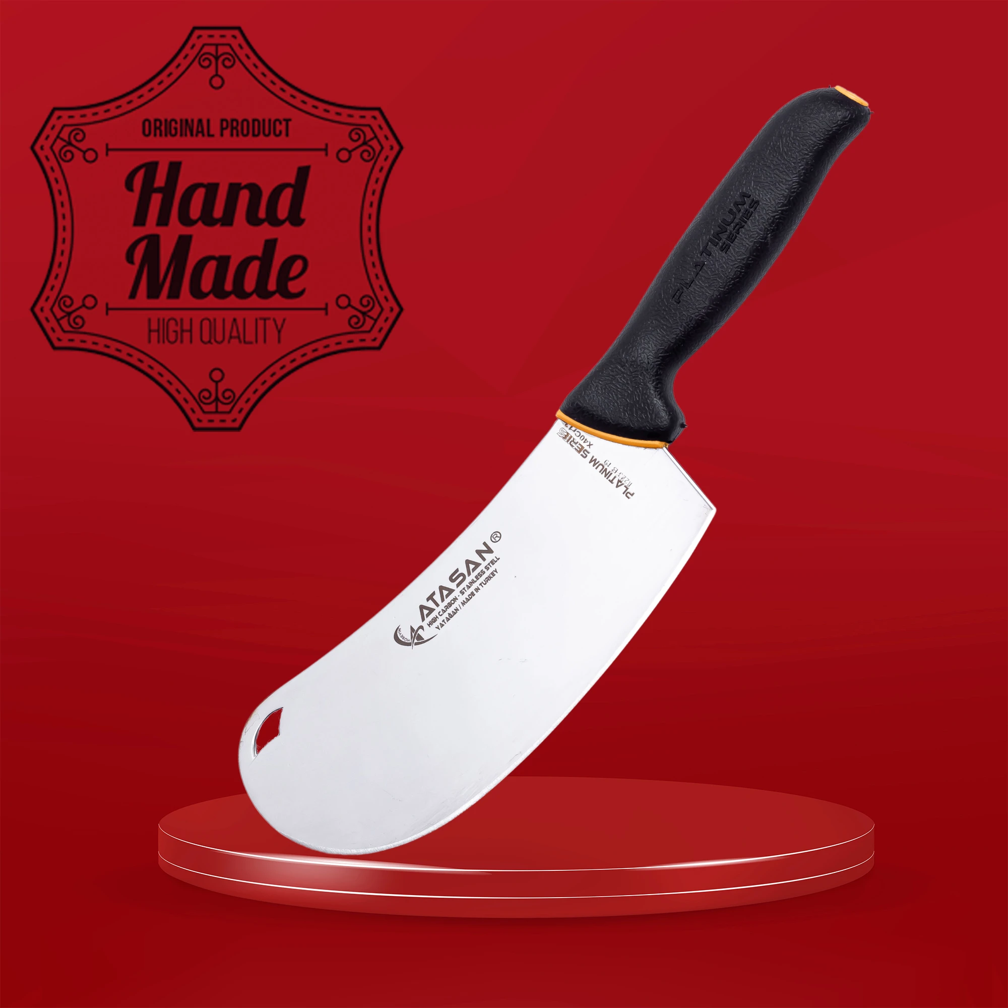 Custom Curved Meat Fish Steak Chef Knife Pizza Kitchen Knife Kitchen ...