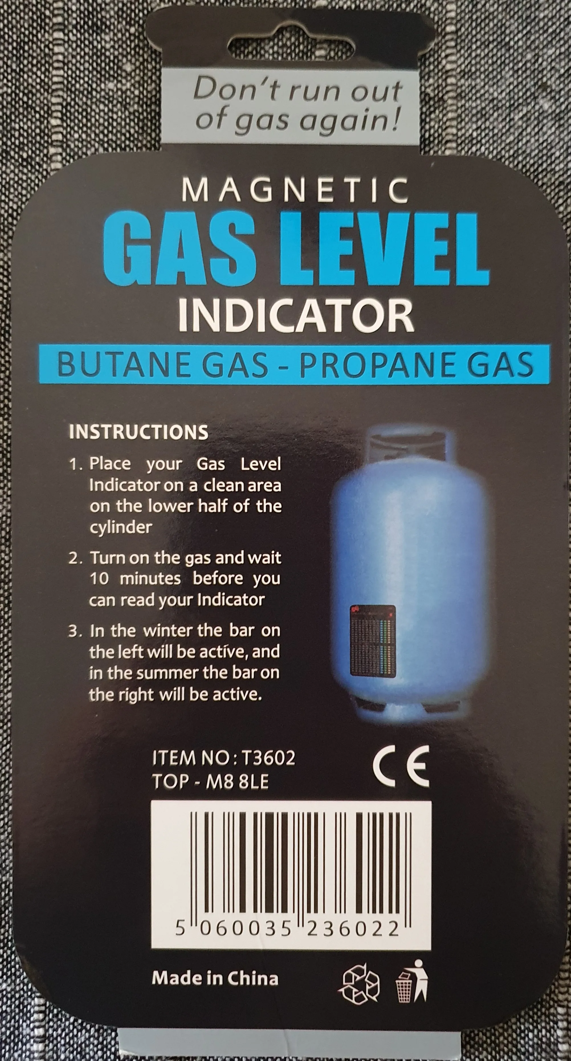 Magnetic LPG Gas Level Indicator - Life Changing Products