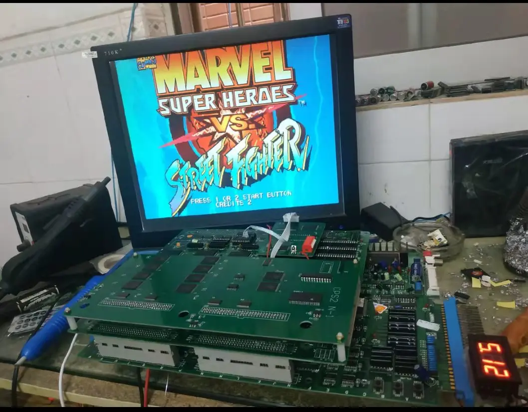 Arcade CPS2 Multigame A+B+C Board 32in1 Arcade Jamma PCB ProGear Qsound ...