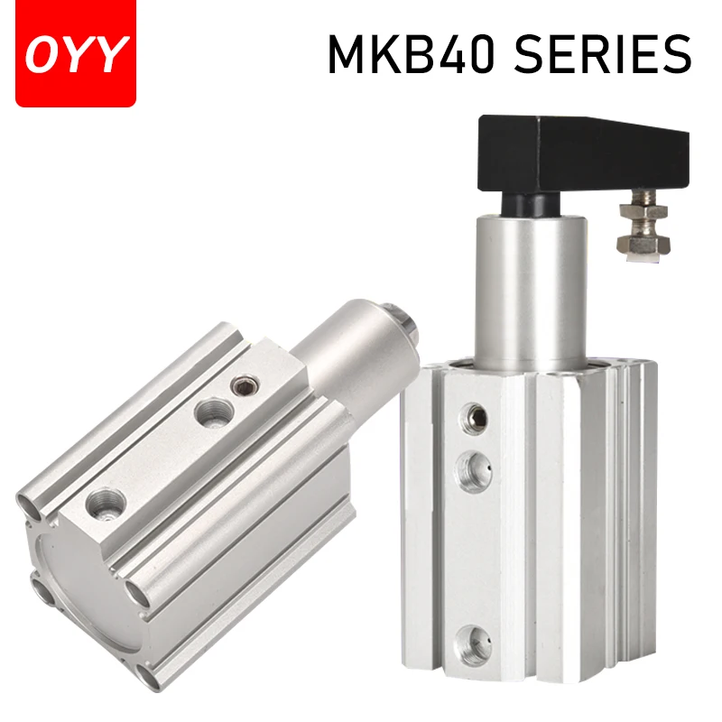 Rotary-Cylinder-MKB40X10-20-30mm-Small-Pneumatic-90-Degree-Rotation ...