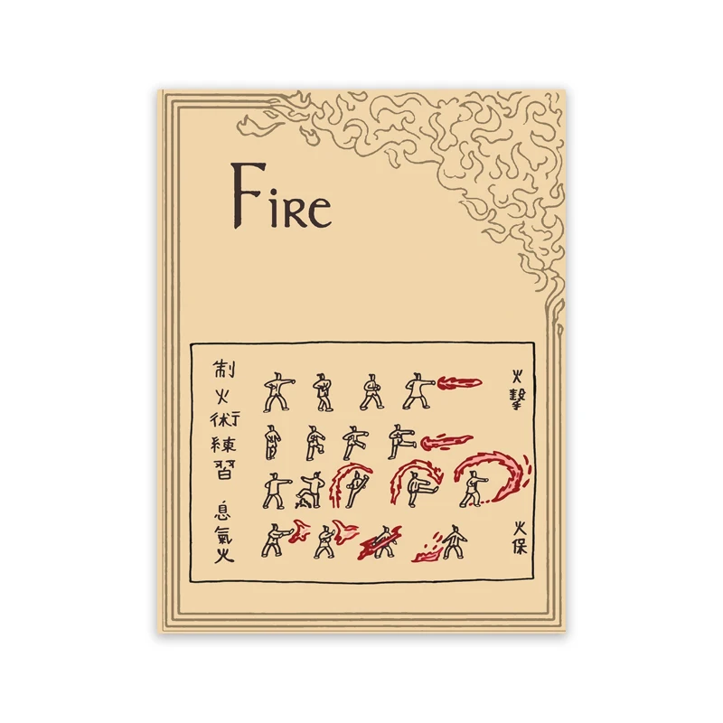 Fire Bender Avatar Last Airbender Moves