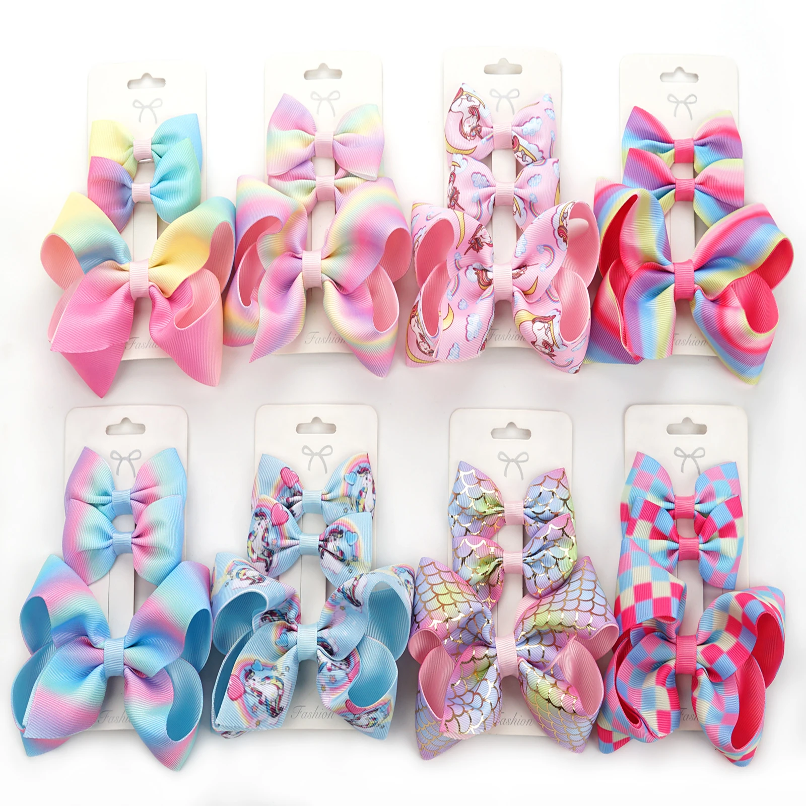 16-Pack-Color-Baby-Girl-Hair-Bows-Clips-for-Kids-Children-support ...