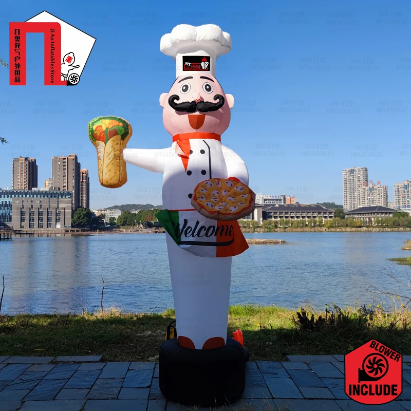 Chef Air Sky Dancer Pizza Burger Tacos Restaurant Advertising Promotion ...