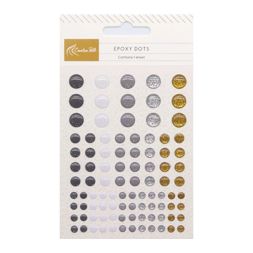 Creative Path Enamel Dots Sprinkles Resin Epoxy Stickers Self Adhesive ...