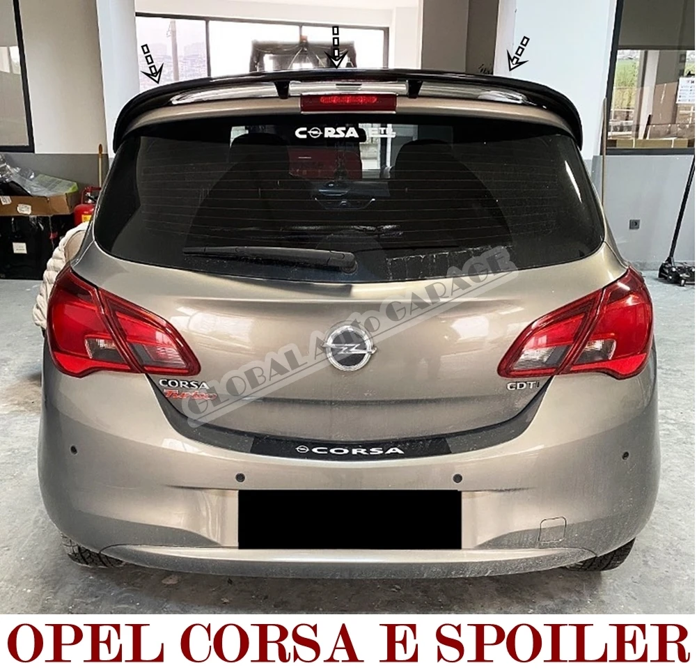 For Opel Corsa E Spoiler 2014-2019 Auto Accessory Universal Spoilers ...