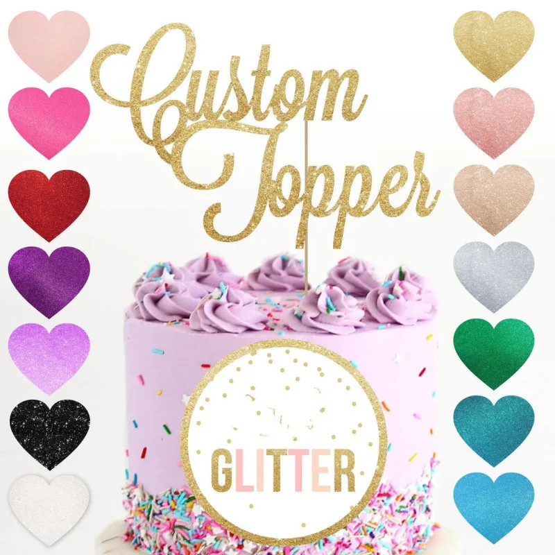Topper de pastel con nombre personalizado, topper de pastel ...