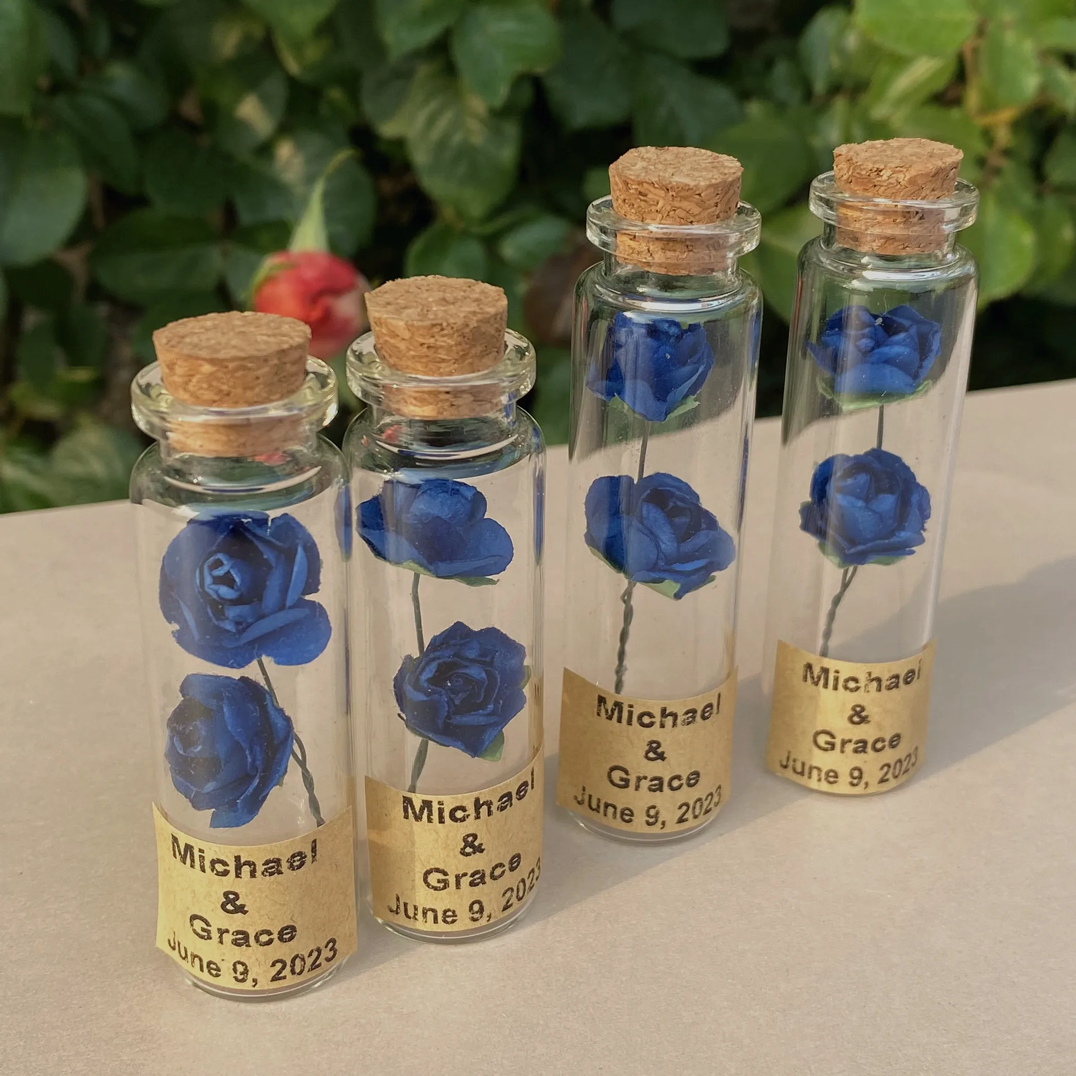 10 favores de fiesta de boda azul marino personalizados para invitados ...