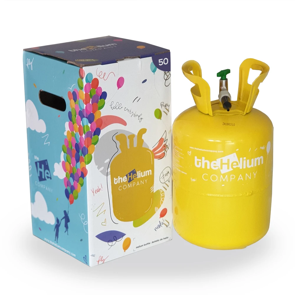 Bombona de Helio para hasta 40 50 globos de látex (Globos no incluidos ...