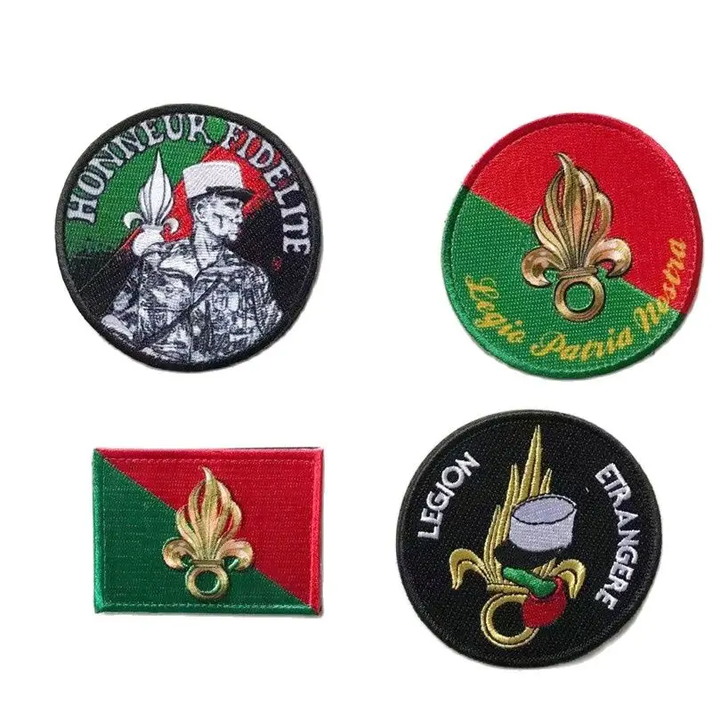French-Foreign-Legion-Patches-Ultra-fine-Embroidered-Patches-Tactical ...