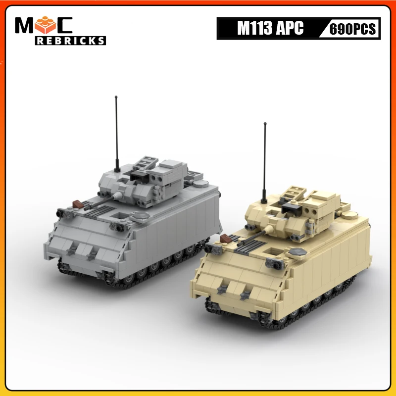 WW2 Military Vietnam War US Army M113 Armored Vehicle Building Block ...
