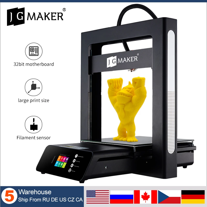 Jgmaker 3d Printer A5 Upgraded A5s Full Metal Diy Kit High Precision ...
