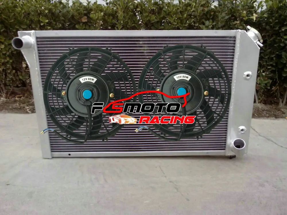 Aluminum Radiator + Fan For Chevy Corvette C3 305/350 V8 Lg4 L48 L82 5 ...