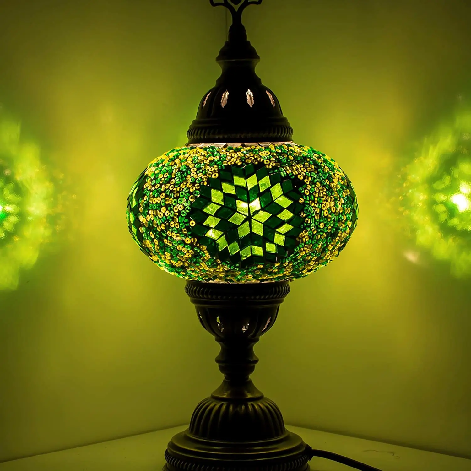 Handmade Authentic Moroccan Style Turkish Mosaic Table Lamp Lighting ...