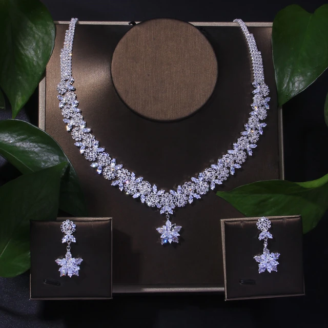 Cubic Zirconia Necklace Set