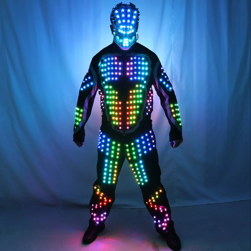 Digital-LED-Luminous-Armor-Light-Up-Jacket-Glowing-Costumes-Suit-Bar ...