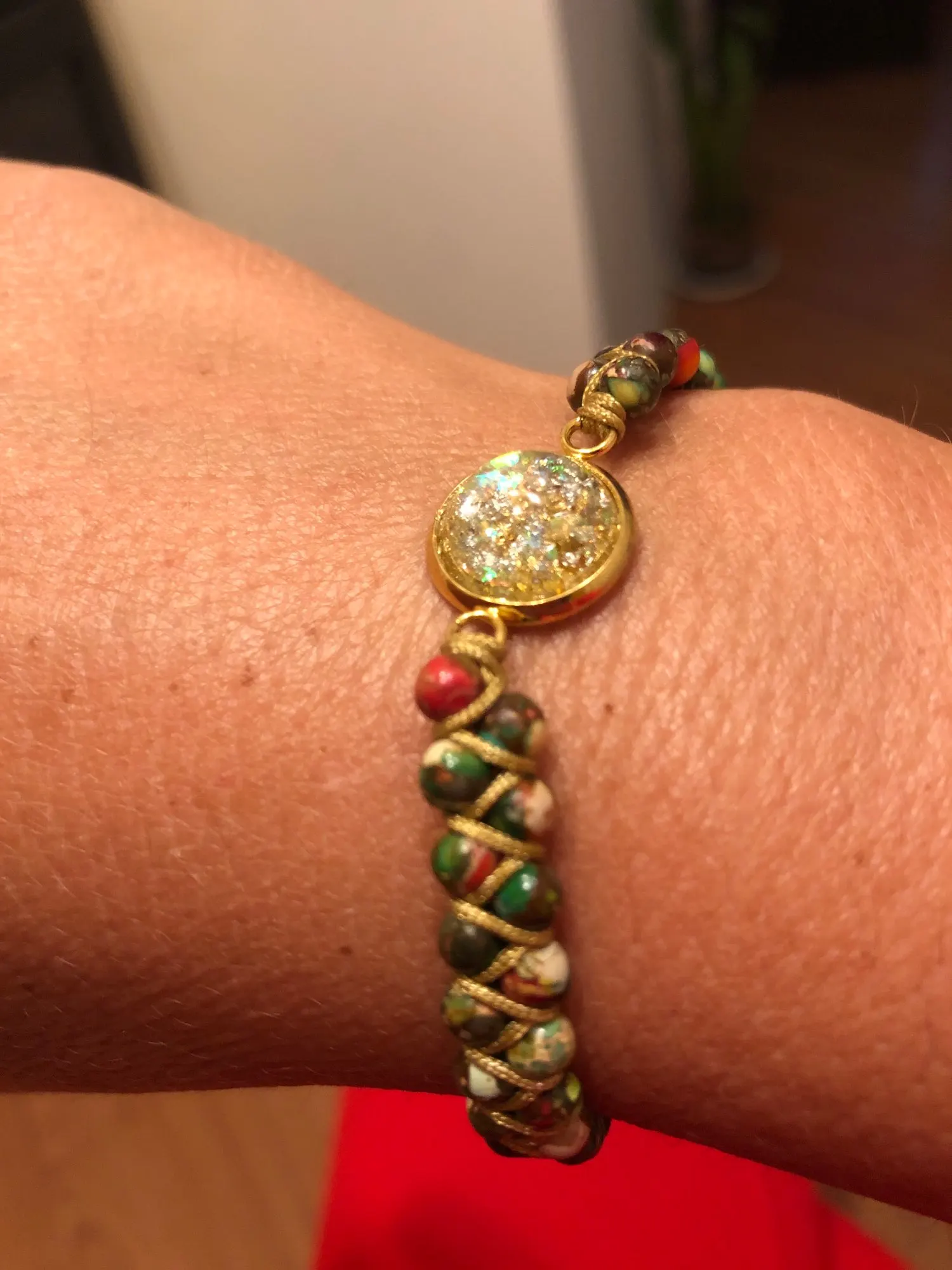 Charming Orgonite Braided Bracelet - Orgone Pyramids