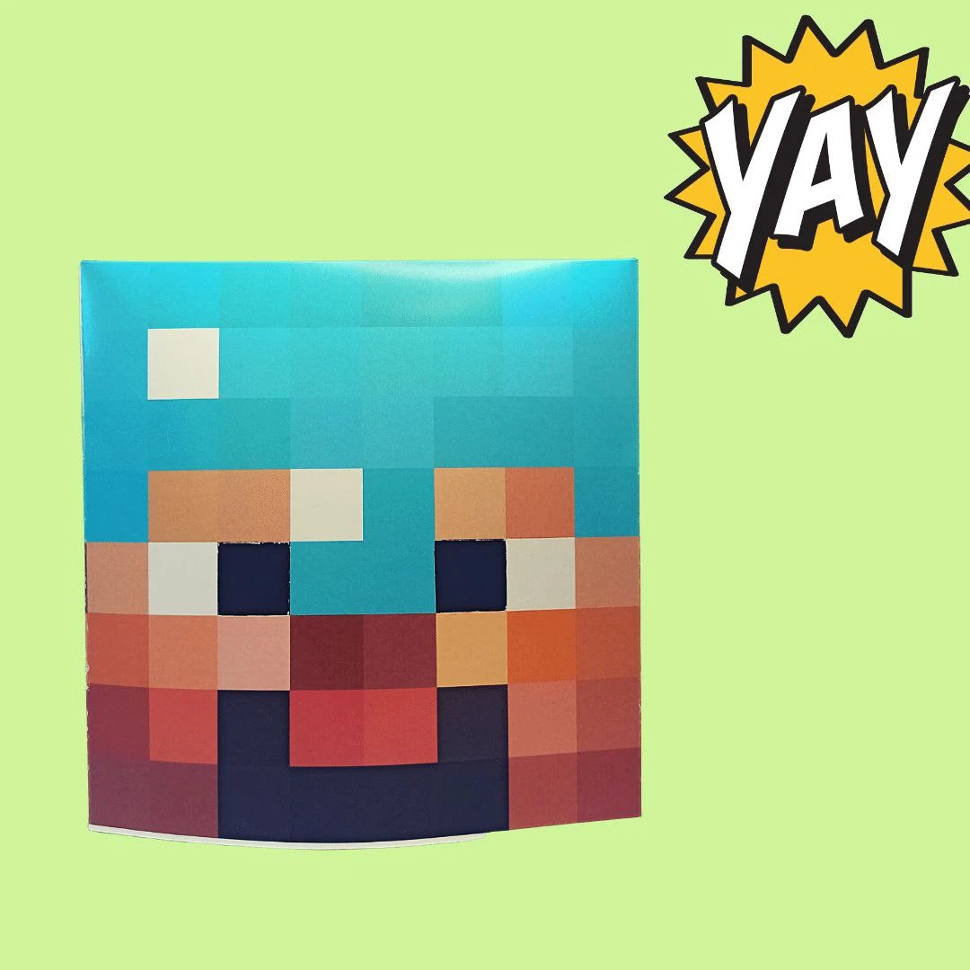 Minecraft Helmet On Steve