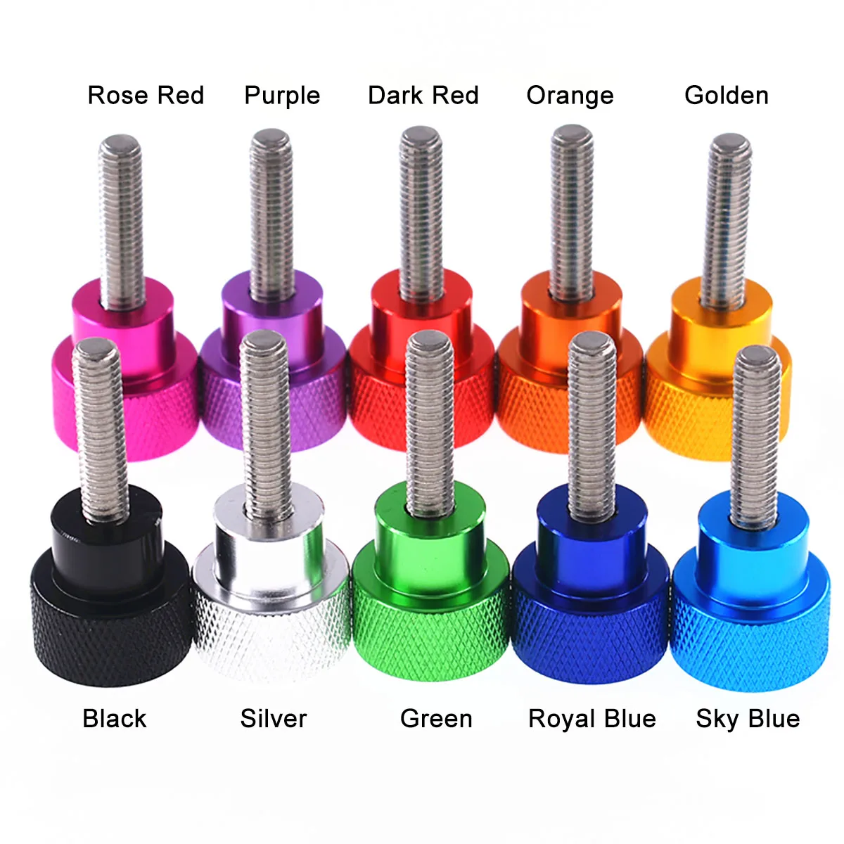 1Pcs UNC 1/4-20 Thread Aluminum High Step Thumb Screw 20x11mm Big ...