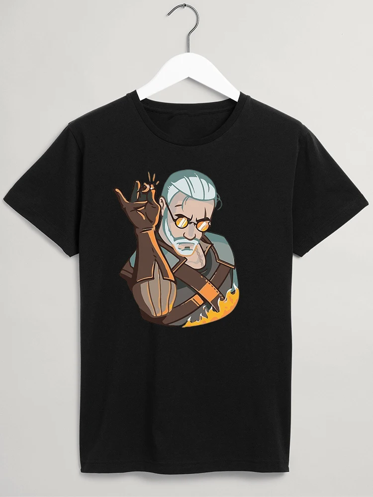The Witcher T Shirt Unisex TV Series Gamer Wild Hunt Geralt Yennefer ...