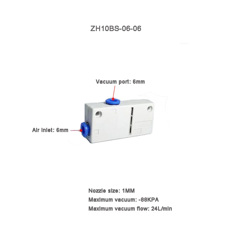 SHUYI ZH10BS 06 06 aeroto de tamaño pequeño y peso ligero, copa de succión roscada, Smc ...