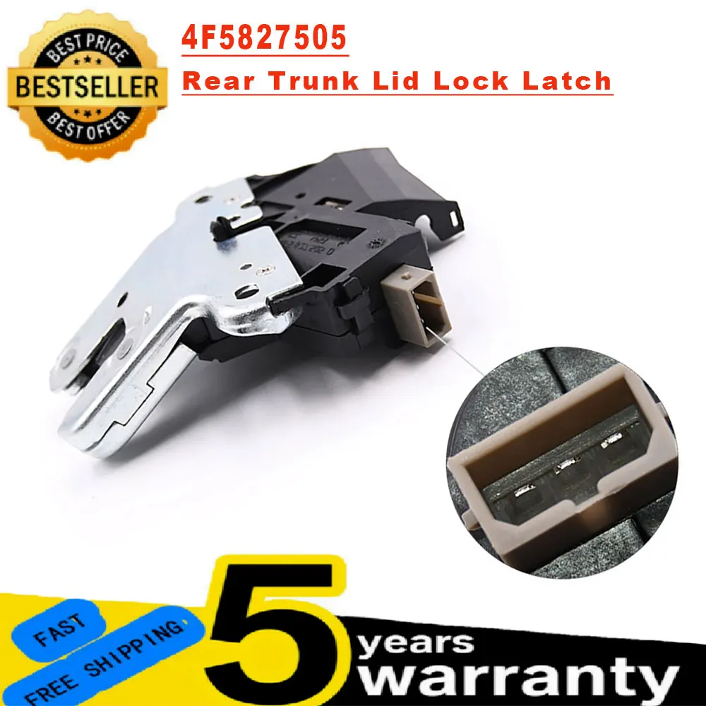 4F5827505D-Rear-Trunk-Boot-Lid-Lock-Latch-Actuator-4F5-827-505-D-4E0 ...