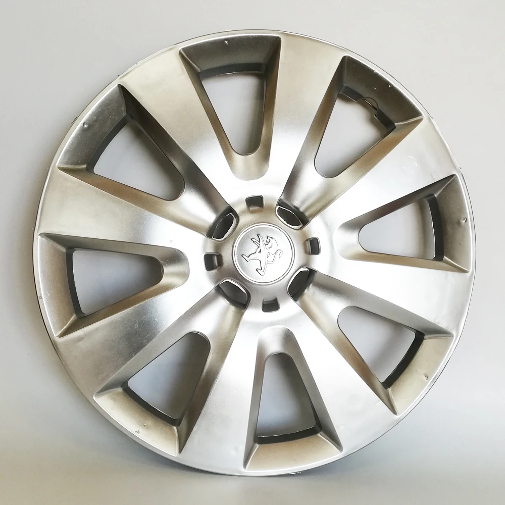 15 " Inch Silver Hub Caps For Peugeot 307 301 308 206 207 Wheel Cover 4 ...
