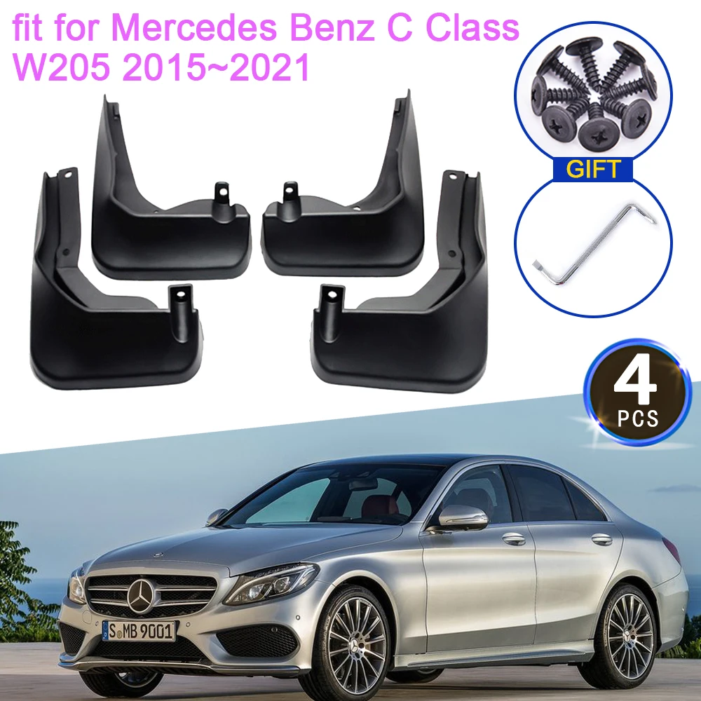4x-for-Mercedes-Benz-C-Class-W205-2015-2016-2017-2018-2019-2020-2021 ...