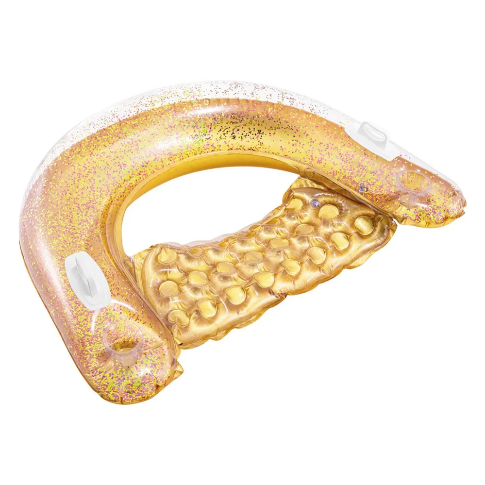 Asiento hinchable Glitter INTEX, colchoneta hinchable, Flotador ...