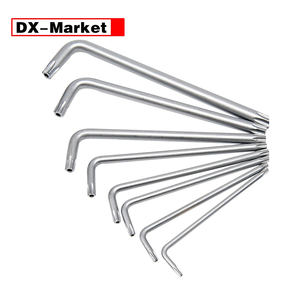 T10-T15-T20-T25-T27-T30-T40-T45-T50-Torx-Wrench-Alloy-Steel-Star-Drive ...