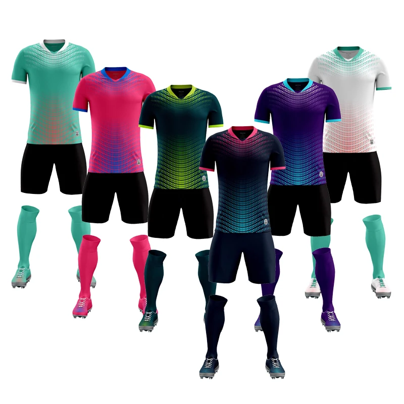 2021 New soccer set Men Kids Child football Survetement Jerseys DIY ...